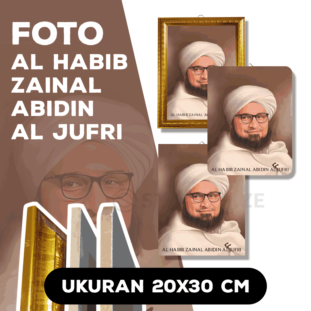 [20x30CM] Photo of HABIB Ali AL JUFRI (AL HABIB ZAINAL ABIDIN AL JUFRI ...