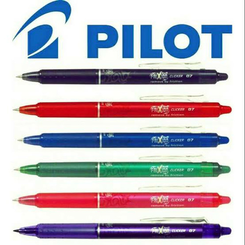 HIJAU MERAH HITAM (1PCS) Pilot FRIXION PEN BLFR7/ERASABLE PEN ERASABLE ...