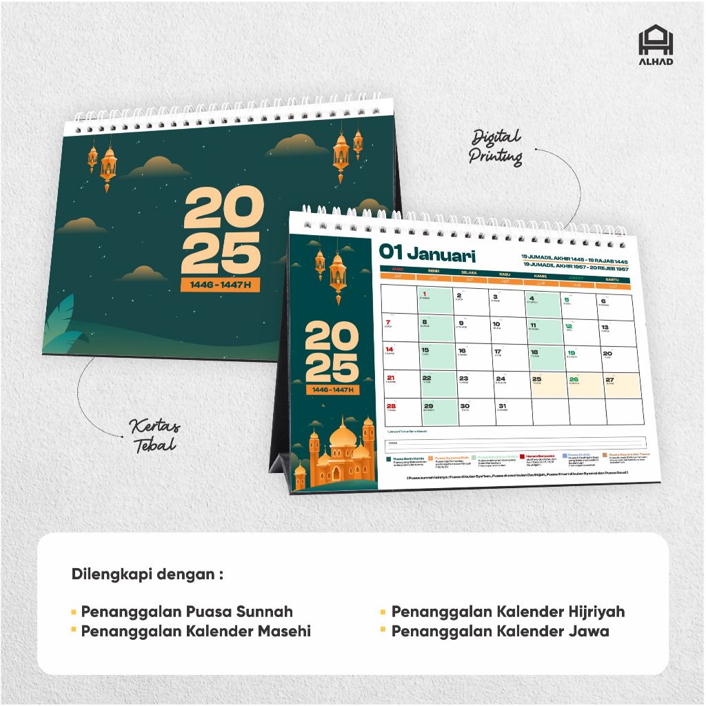 Desk Calendar 2025 I Calendar Planner I Can Custom I M05 | Shopee Malaysia