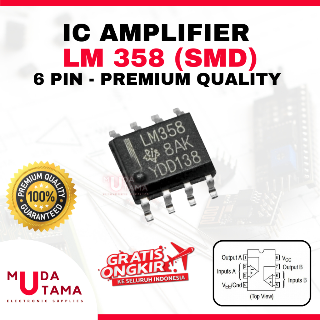 Lm358 SMD IC AMPLIFIER - IC AMPLIFIER LM358 - IC LM358 - IC LM358 | Shopee Malaysia