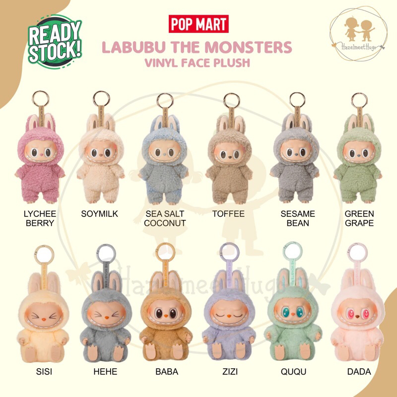 [READY Ready TO SEND] Pop Mart Labubu The Monster Exciting Macaroon / Have A Seat Vinyl Face ...