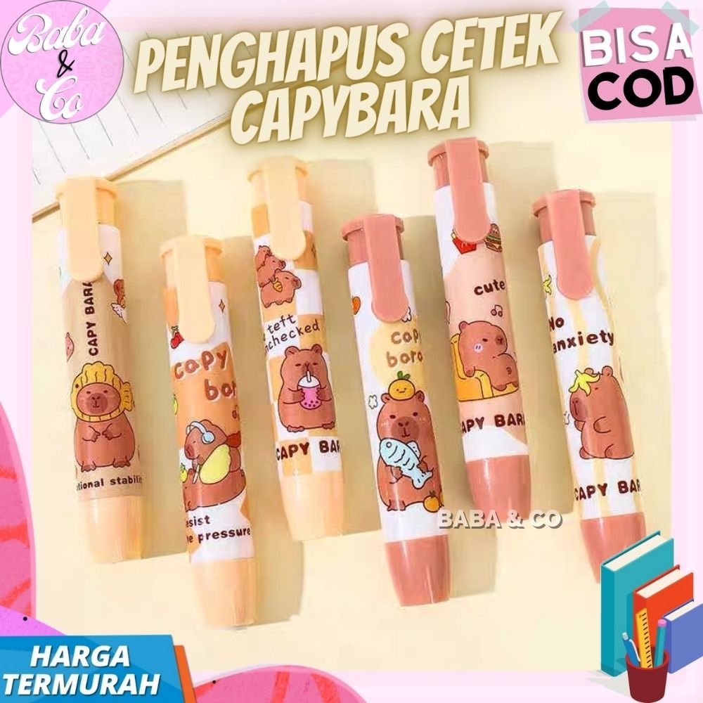 Capybara CETEK ERASER UNIQUE FUNNY ERASER CAPYBARA ERASER MECHANICS ...