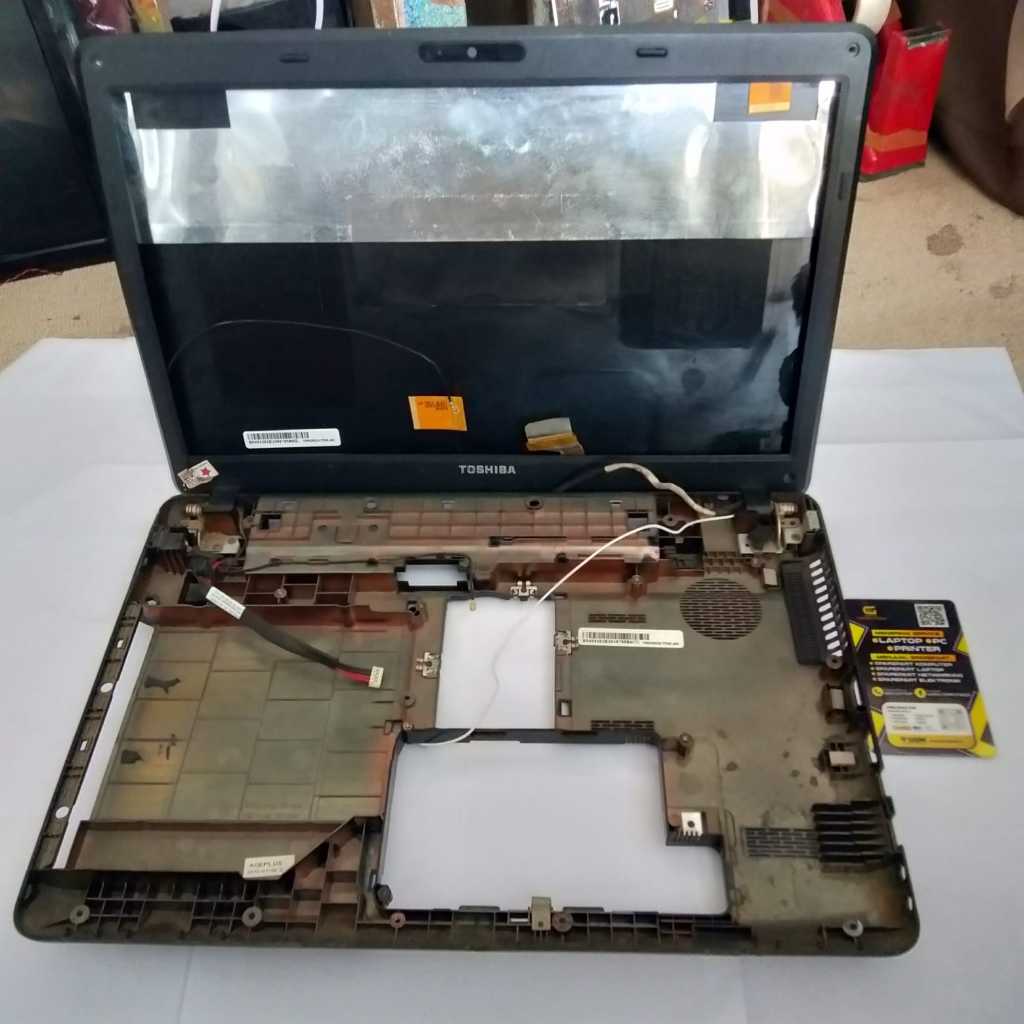 TOSHIBA SATELITE C640 FULLSET LAPTOP CASING (PLUS HINGE, FLEXY ...