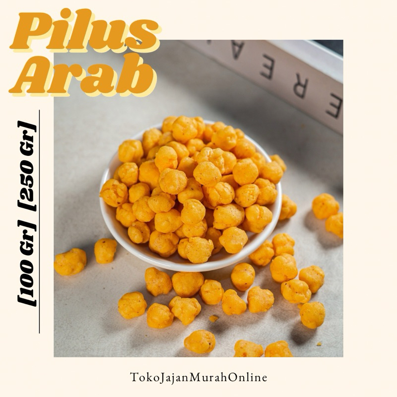 Snack Snack PiIus Salted Arabic Beans Kilo Savory Crunchy Crunchy Ori ...
