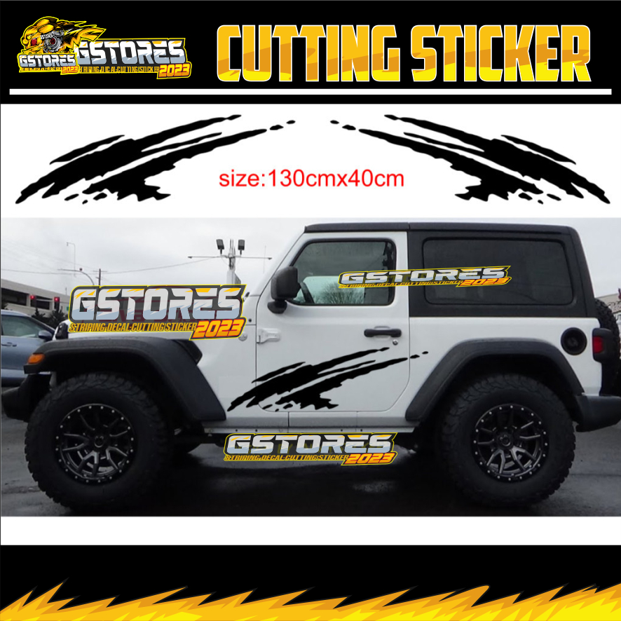 Jeep sticker jeep sticker Side body Mud sticker jeep wrangler rubicon ...