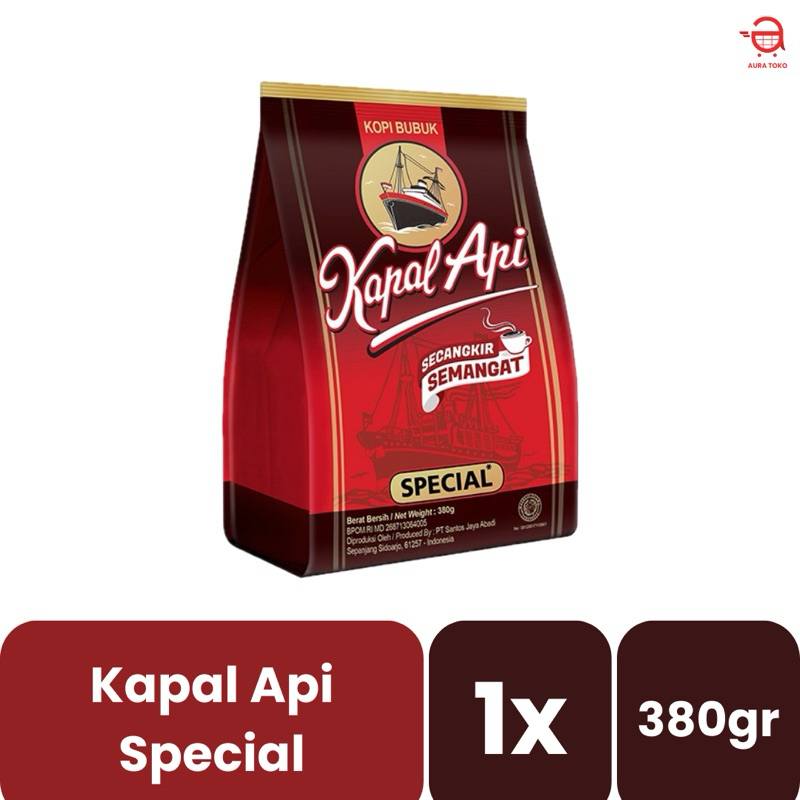 KAPAL API SPECIAL 350gr KAPAL API POWDER COFFEE 350 gr BLACK KAPAL API ...