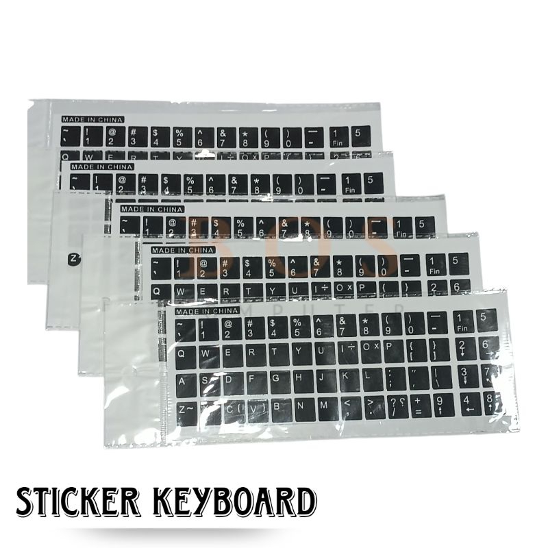 English LAPTOP KEYBOARD STICKER / KEYBOARD STICKER | Shopee Malaysia