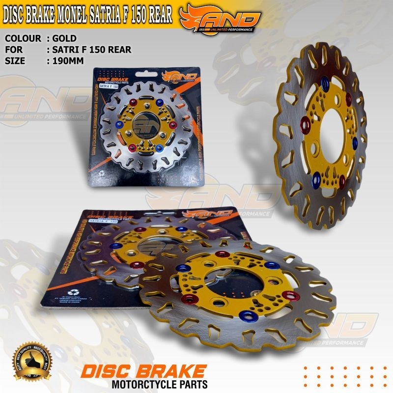 Front Rear Disc Plate Satria Fu Smash BEAT VIXION JUPITER MX MIO SUPRA ...