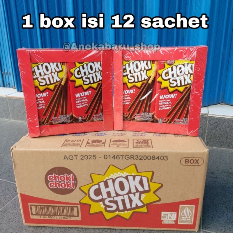 1 BOX/12 Sachets Of Chocolate STIX CHOKI | Shopee Malaysia