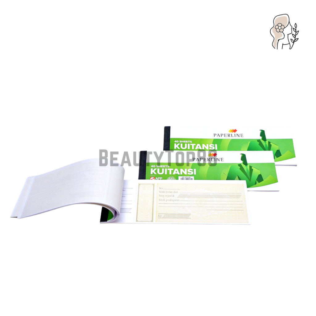 Receipt Book - Small Paperline Receipt PPL KT 40 M - Contains 40 Sheets ...