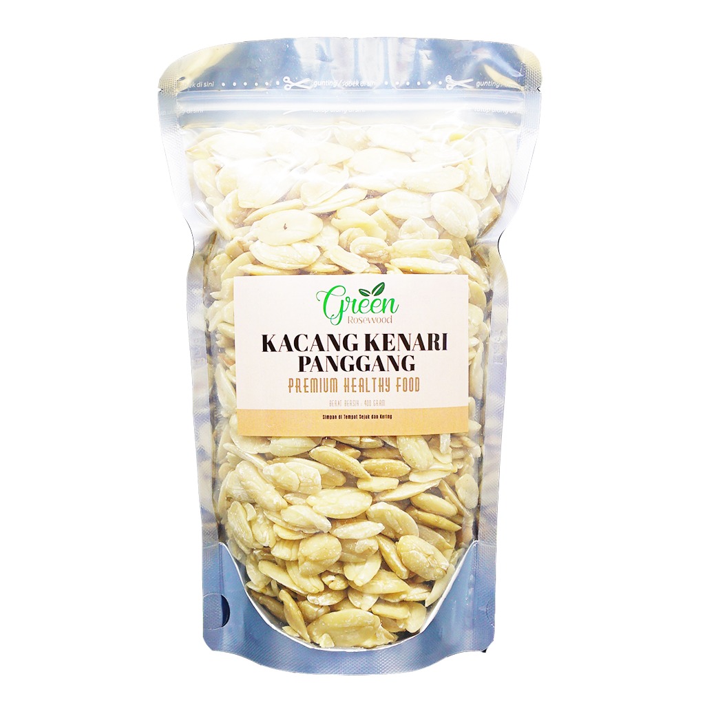 ROASTED KENARI NUTS 400 GR / WHOLE GRILLED KENARI 400 GRAM / ROASTED ...