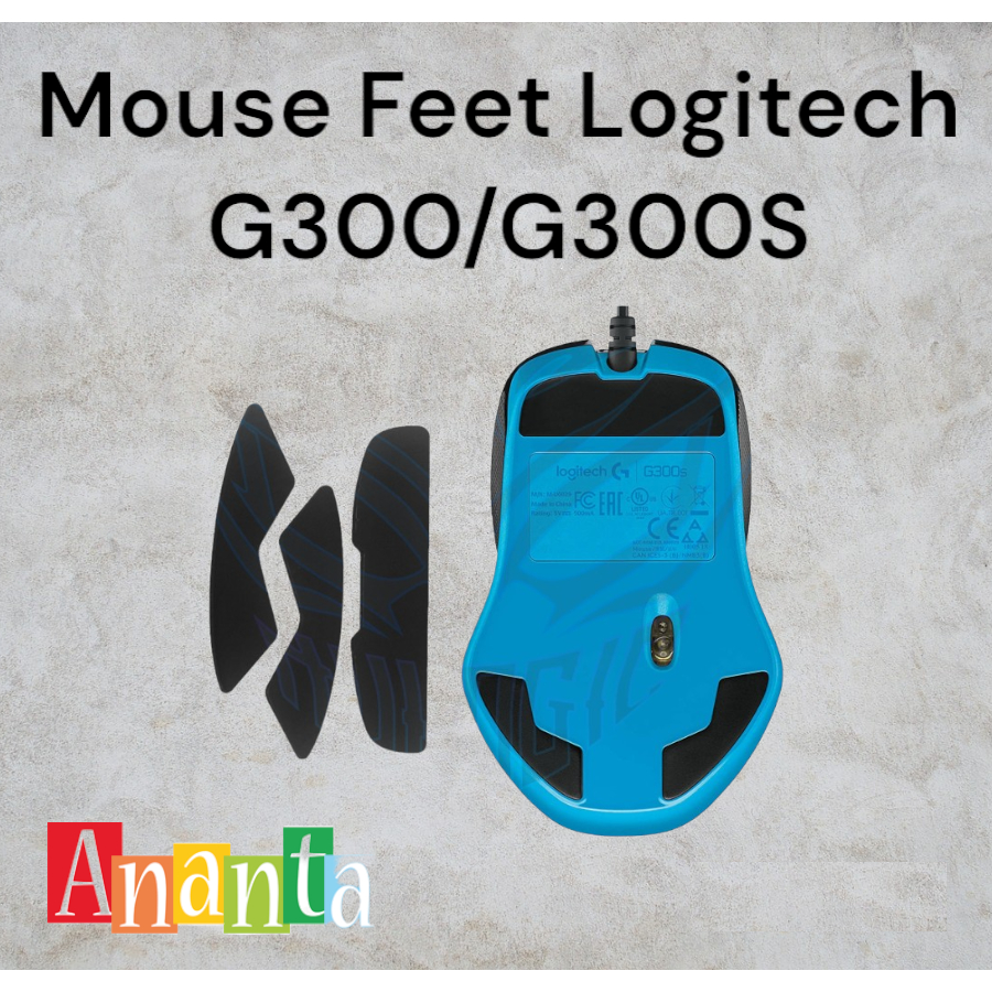 Mouse Feet Glide Logitech G300 / G300S Foot Mouse Pad Mouse | Shopee ...