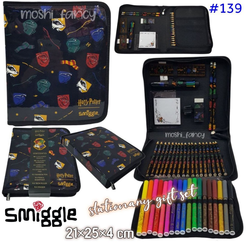 Smiggle Midi Zip Kit Stationary Gift Set Harry Potter / Smiggle Harry ...