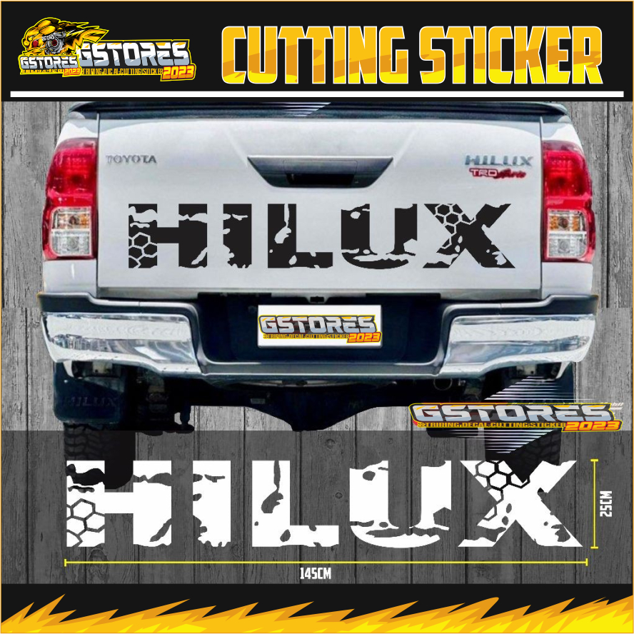 Hilux Car sticker hilux sticker toyota hilux Car Body sticker New hilux ...