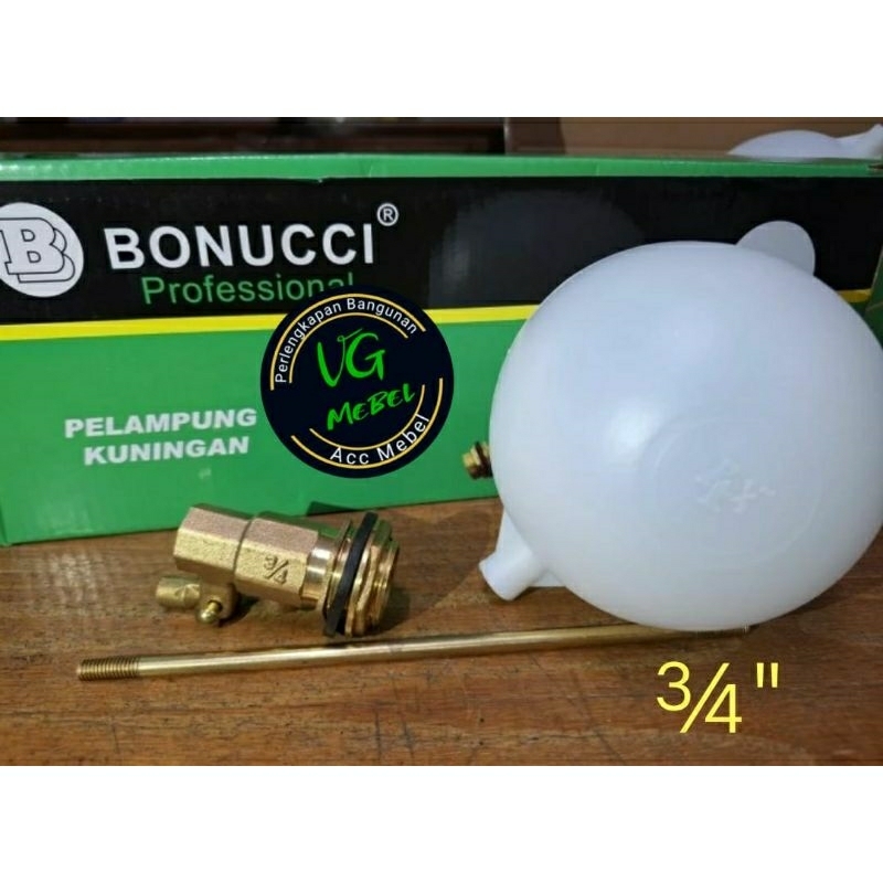 3/4" BRASS Bottom Reservoir Ball Float Faucet - Automatic Water Tap ...