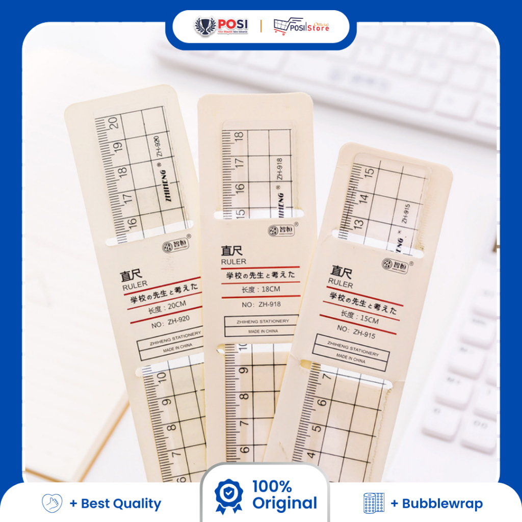 Transparent Square Ruler Aesthetic Clear Grid Ruler 15 CM | Shopee Malaysia