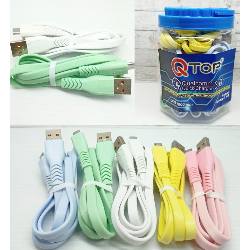 Best Selling!! Data Cable QTOP USB Cable MICRO/Type-c/IOS Ligtning/ESia ...