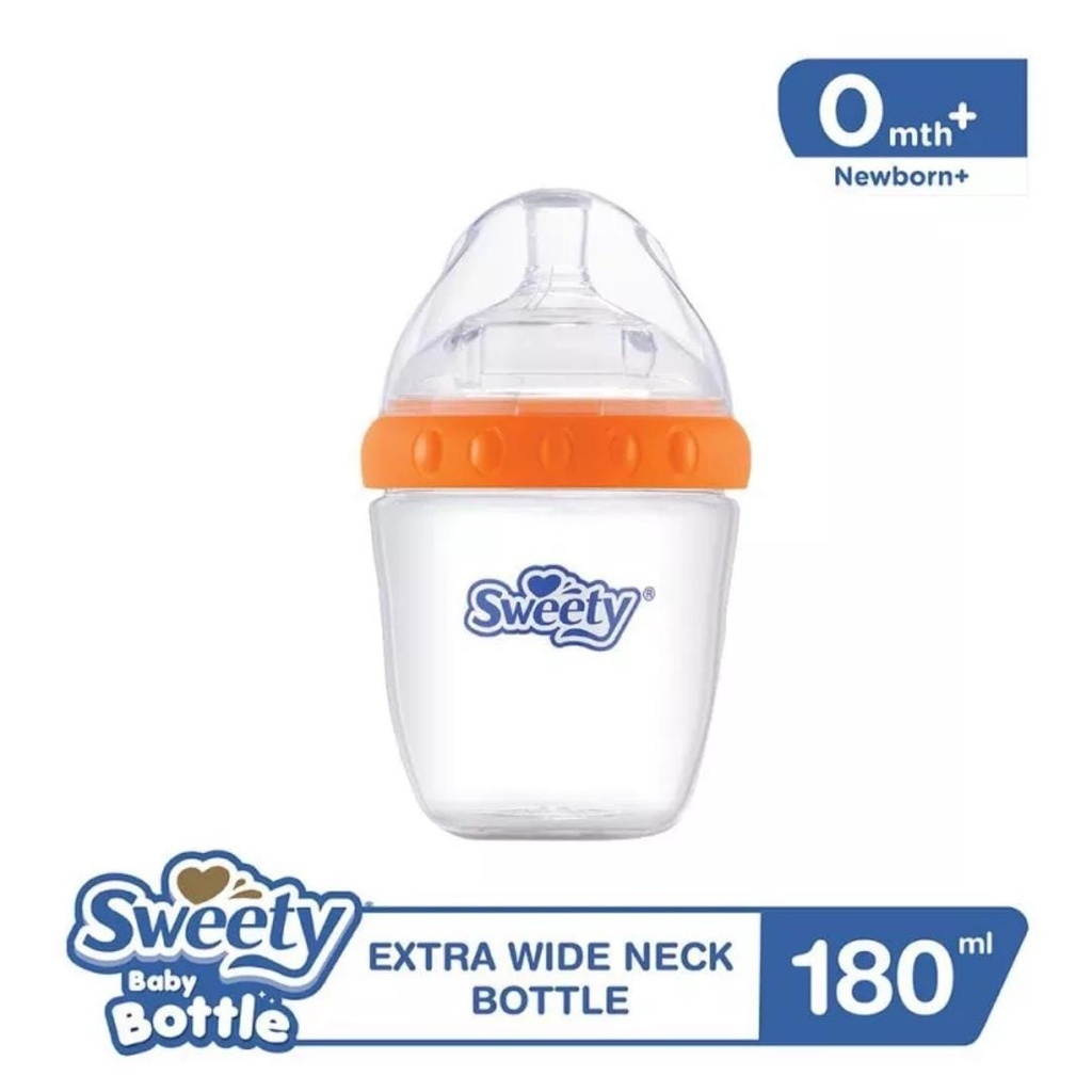 Sweety Daby Bottle Extra Wide Neck 0+/Newborn/Newborn Baby Milk Bottle ...