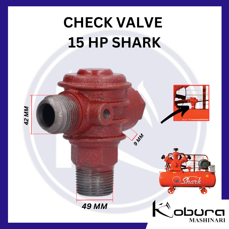 Check Valve 15 Hp Shark Tank Valve One Way Valve Shark Brand Air ...
