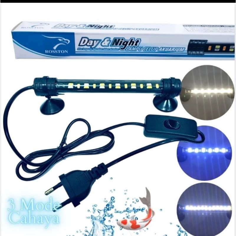 Rosston T4 DAY NIGHT AQUARIUM DIP LIGHTS 3 MODES | Shopee Malaysia