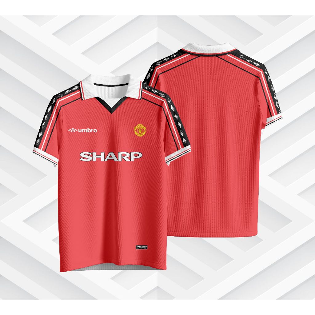 Manchester United T-shirt // MU Retro Jersey // Manchester United ...