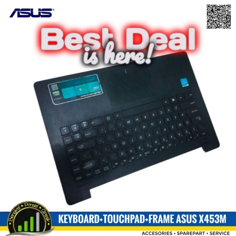 Asus X453 X453M X453MA Frame Touchpad Keyboard | Shopee Malaysia