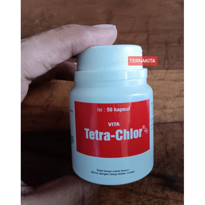 Vita tetrachlor 50 capsules CRD cold chicken quail ducks | Shopee Malaysia