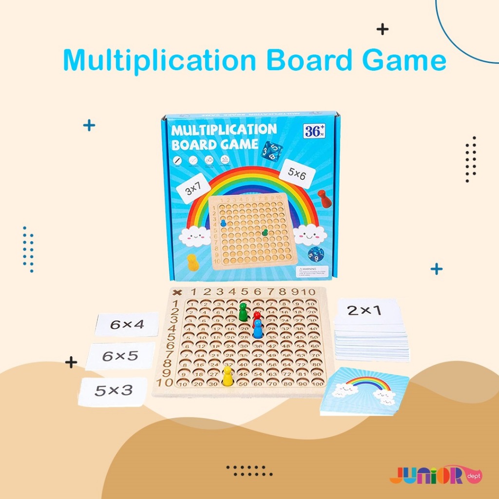 Multiplication Board Game / Mathematical Multiplication Board | Shopee ...