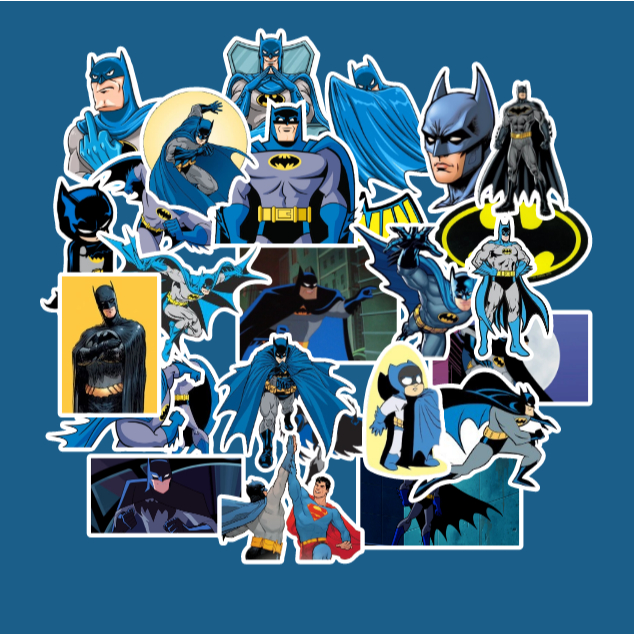 Batman Sticker Pack Cute Contemporary Cool Aesthetic HP Laptop Tab ...
