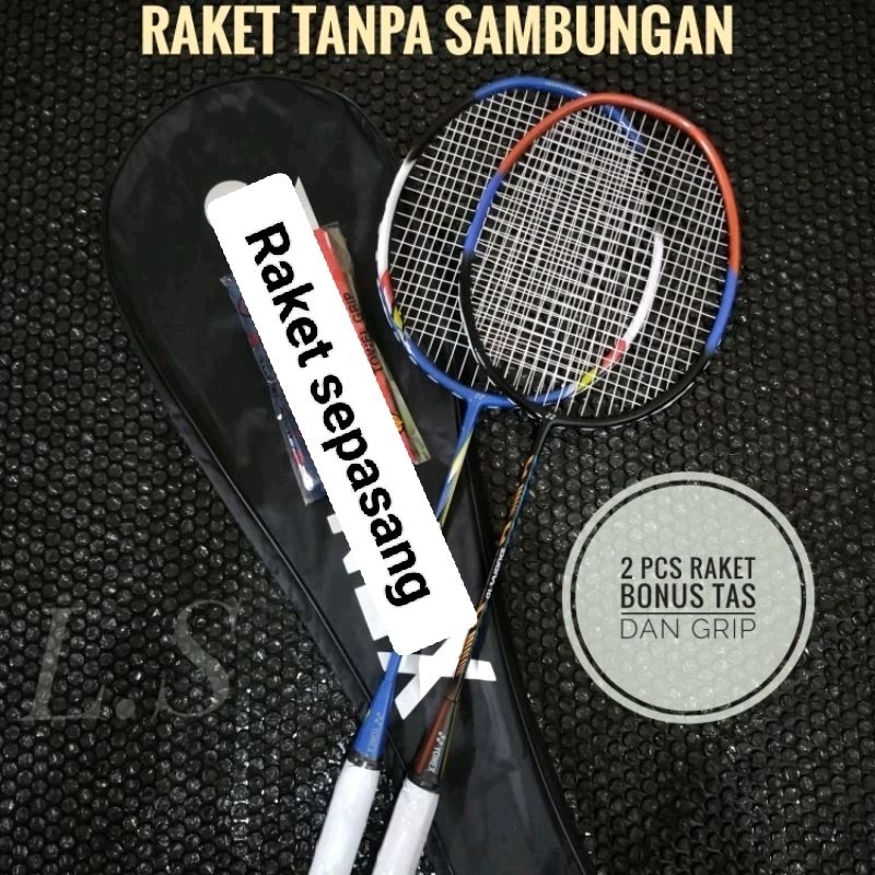 Badminton RACKET 2 RACKETS WITHOUT CONNECTIONS FREE BAG AND GRIP ...