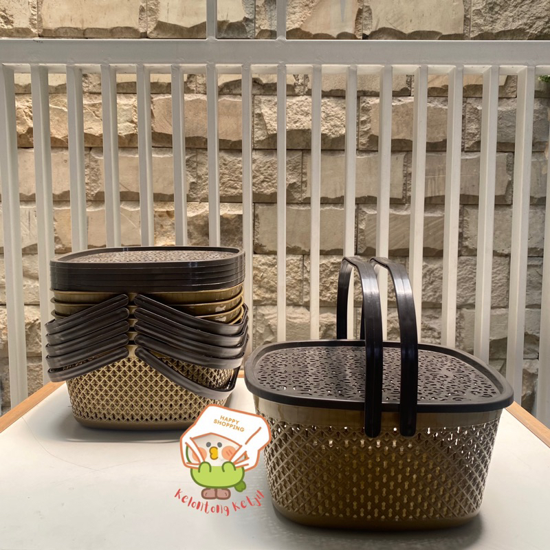 HAMPERS BASKET / SQUARE THICK PLASTIC MULTIPURPOSE BASKET | AVAILABLE ...