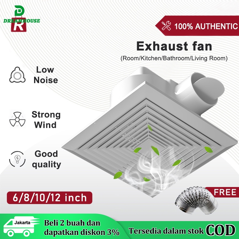 Ducting Exhaust Fan Ceiling 12 inch 10 inch roof Blower Fan Wall ...