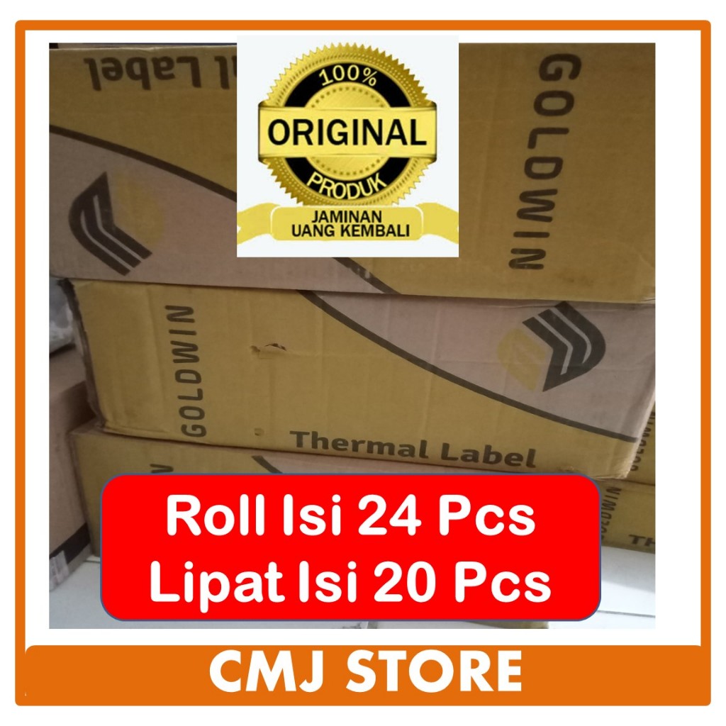 1 Box of Thermal Receipt Sticker Label Paper 100x150 Contains 500 ...