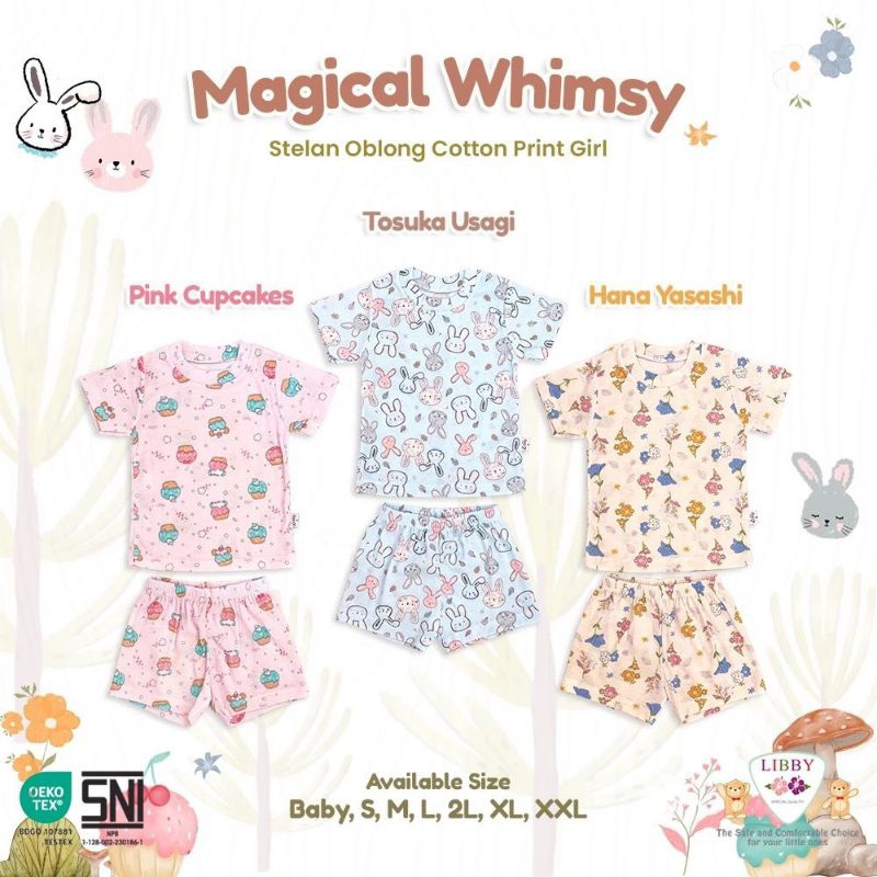 Libby Baby & Kids Short Shorts Suit - Girl Magical Whimsy Thin Oblong Suit (1Stl) | Shopee Malaysia