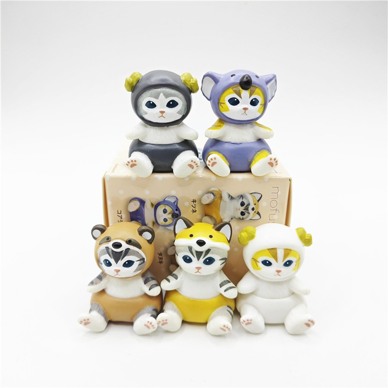 Blind Box Mofusand x Costum Koala Fox Beaver Lamb Recognize Unique ...