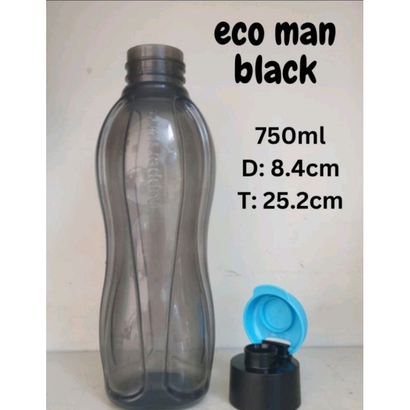 Tupperware Eco Man Black 750ml | Shopee Malaysia