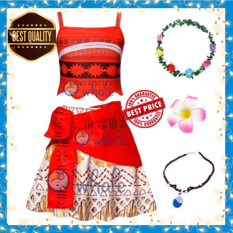 Moana Costume Set/Moana Clothes/Moana Cosplay/Moana Dress Dress ...
