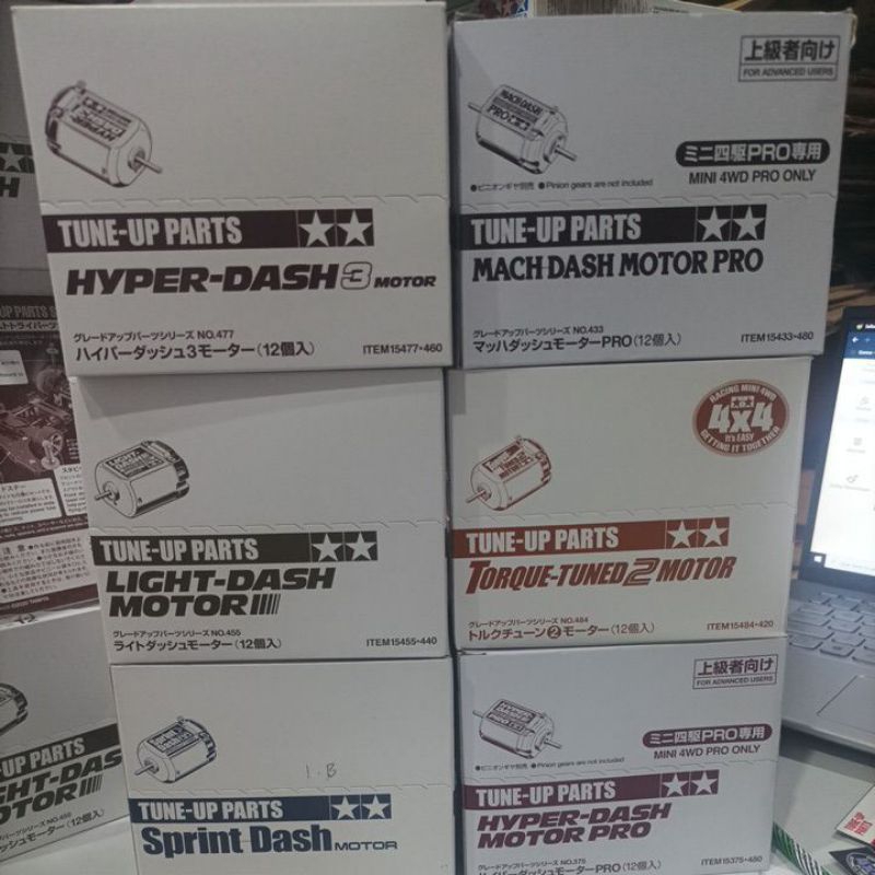 Tamiya dynamo 1Box 12pcs 15484 torque 15455 light dash hyper sprint ...