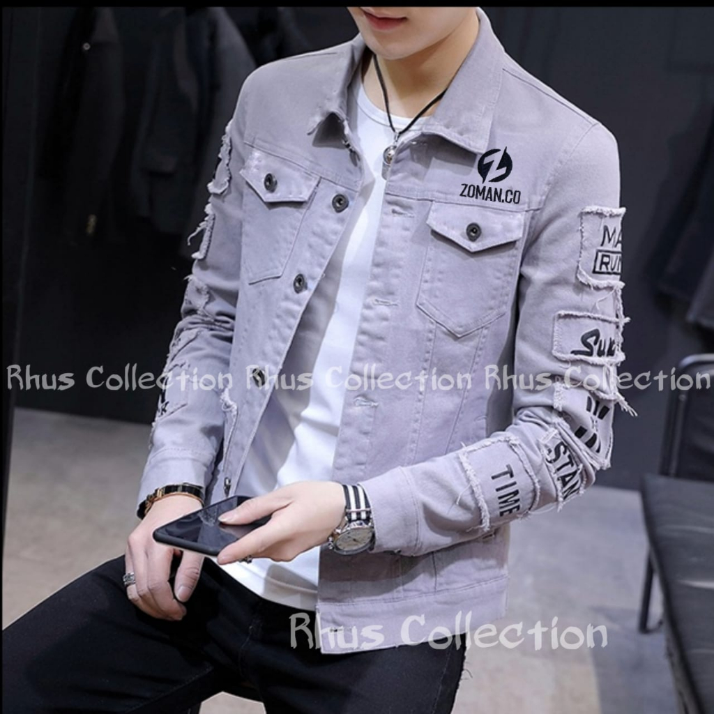 Printing Denim Jeans Jacket|Premium Denim Jeans Jacket|New Fashion ...