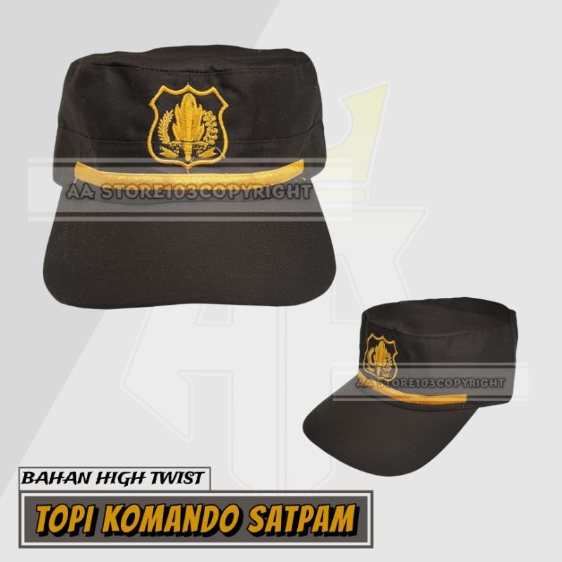 Quality Fully Embroidered Security Guard Commando Hat | Shopee Malaysia