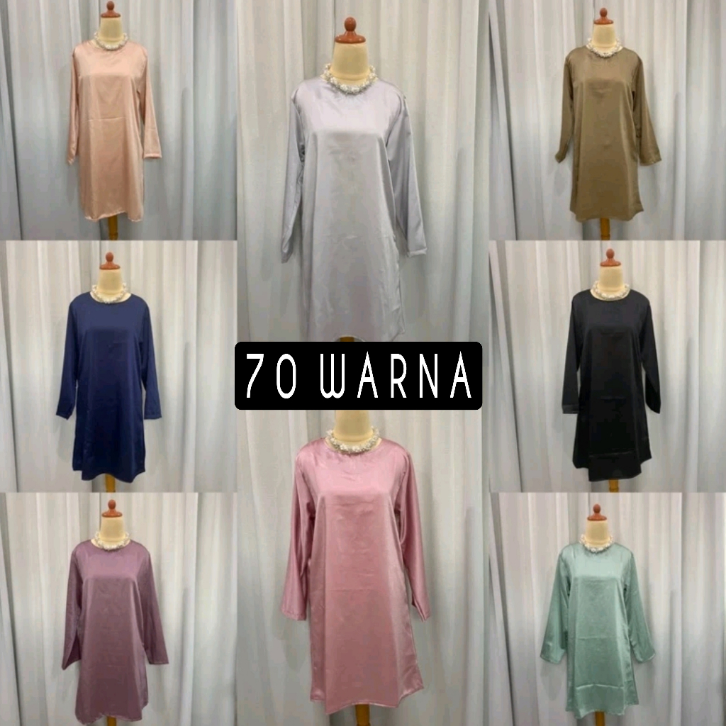 Inner tunic / inner plain tunic (over Size jumbo Big Size) | Shopee ...