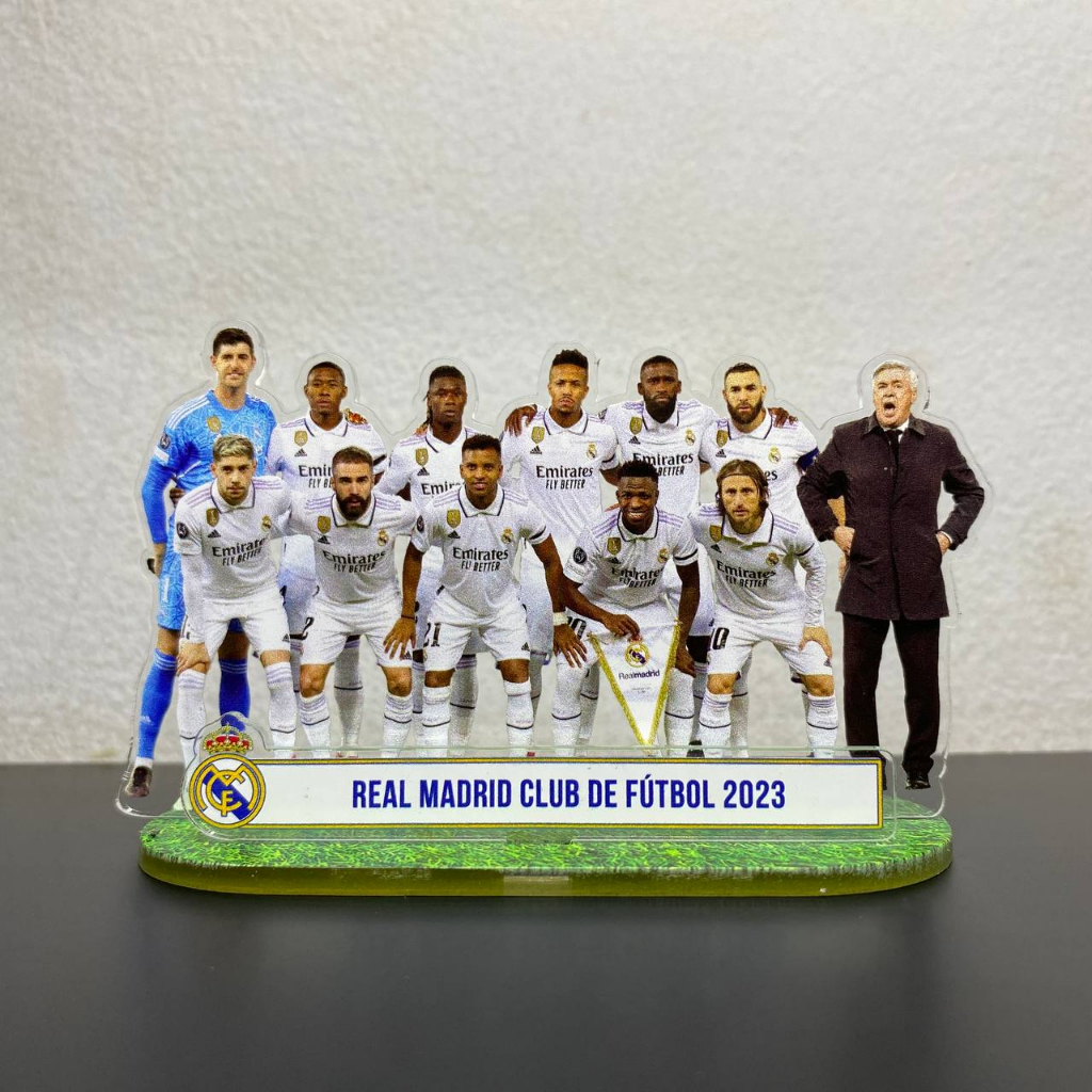Standee Action Figure Art Starting Eleven Line Up Real Madrid 2023 Los ...