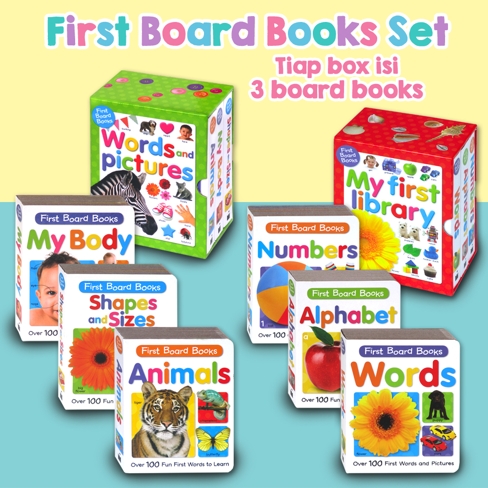 [SandCastle] My First Library / Words and Pictures - First board Book ...