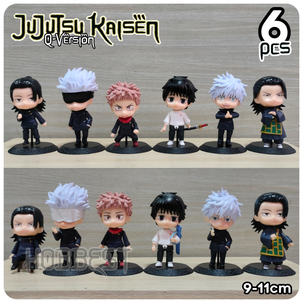 Action Figure JUJUTSU KAISEN Contents 6pcs Miniature Cake Topper Toy ...