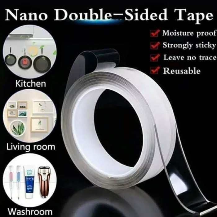 Nano Tape Magic Double Double 2-sided - Transparent Insulation ...