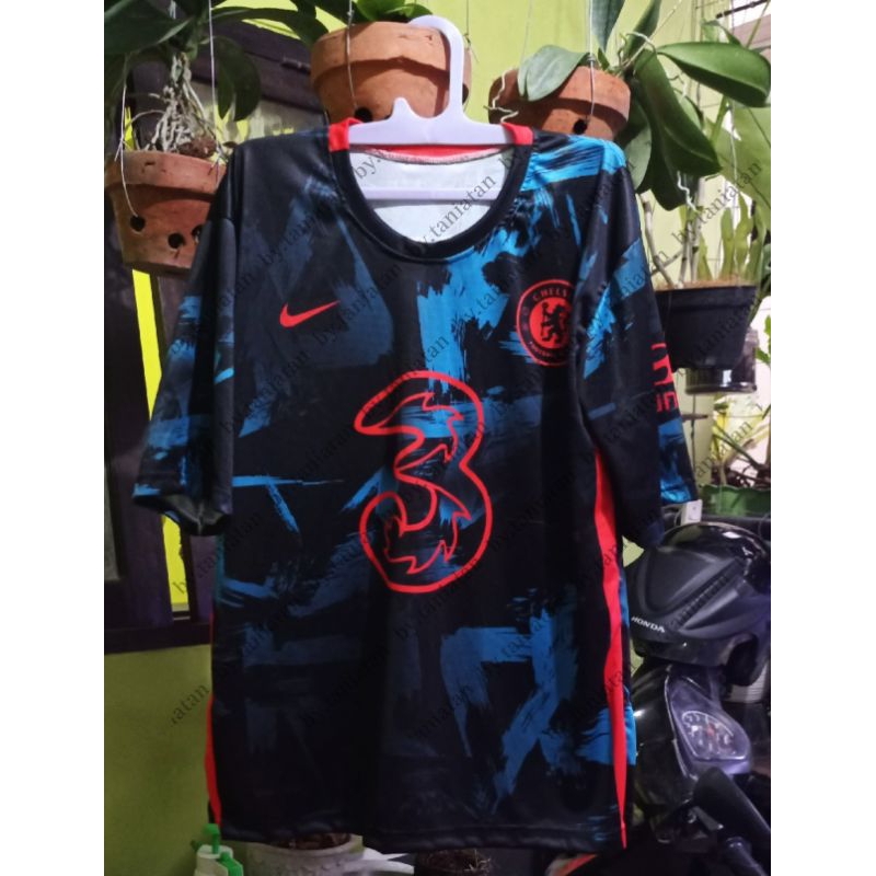 Chelsea JERSEY 3RD 2021/2022 FULL PRINTING (Free Name+No. Back ...