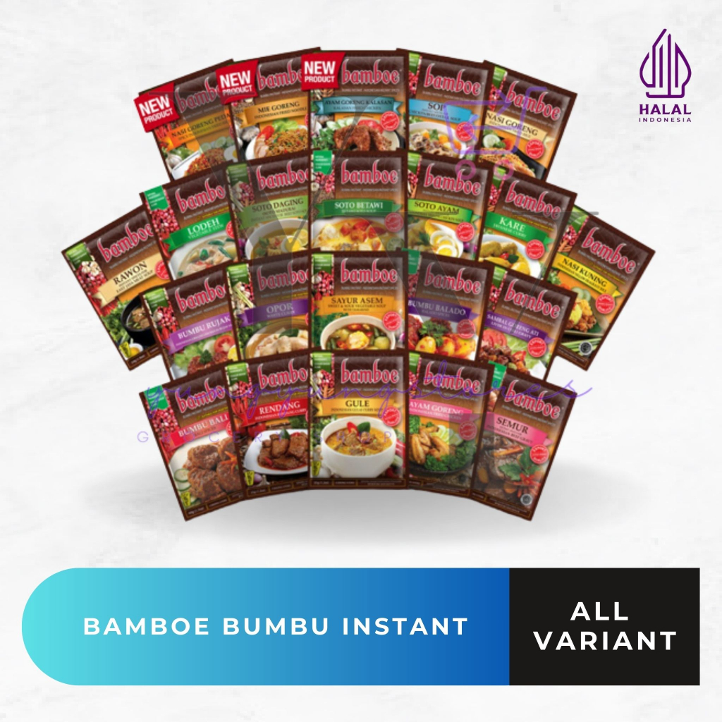 Bamboe Instant Export Seasoning Various Flavors All Complete Variants ...