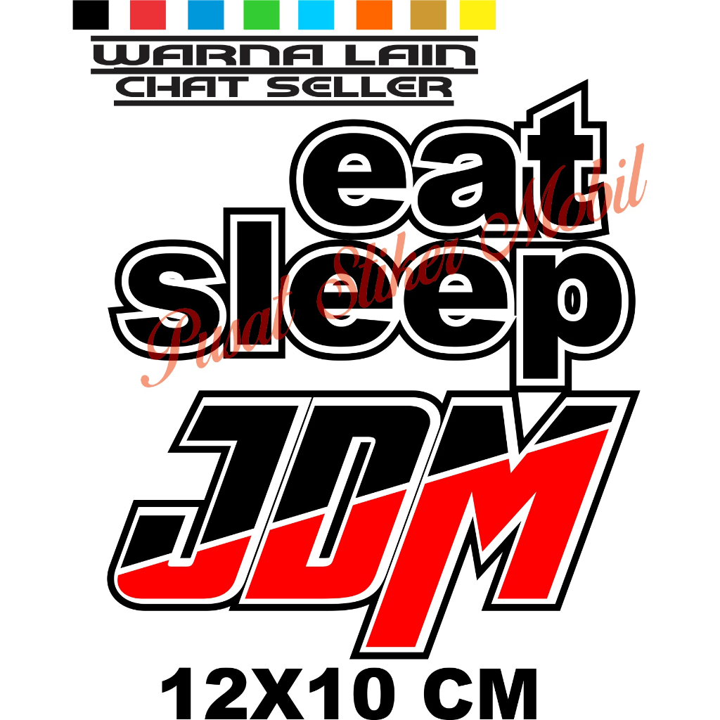 Car Sticker eat sleep jdm Sticker jdm Sticker kenji Sticker Car Sticker ...