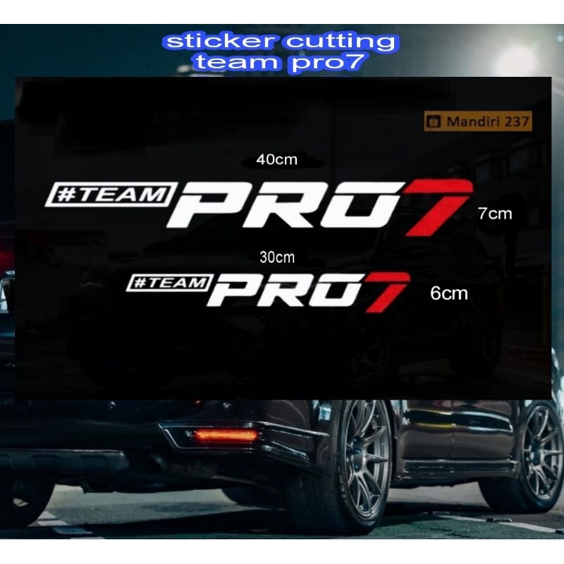 Pro7 team cutting sticker | Shopee Malaysia