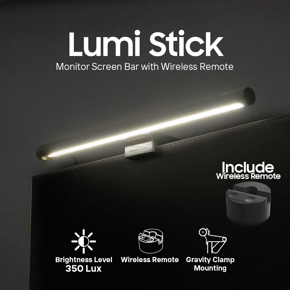 Neo Lumi Stick Monitor Screen Bar with Wireless Remote | Monitor Light ...